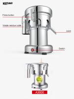 China Juicer Machine 330W Motor Centrifugal Juice Extractor Easy Clean Centrifugal Big Mouth Large For Fruits And Vegetables for sale