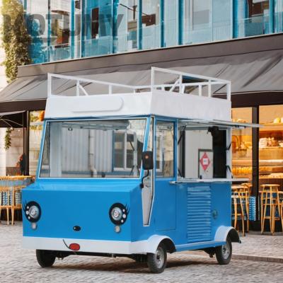 China Ice Cream Customized Hot Dog Kiosk Mobile Electric Food Truck for sale