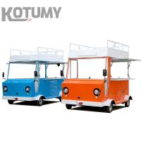 China Ice Cream Customized Hot Dog Kiosk Mobile Electric Food Truck for sale