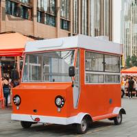 China Ice Cream Customized Hot Dog Kiosk Mobile Electric Food Truck for sale
