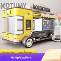 China Coffee Bar Electric Food Truck Barbecue Food Cart Fully Equipped Electric Food Truck for sale