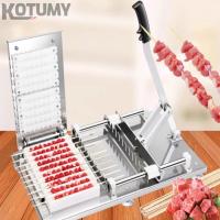 China Kebab Meat Piercing Tool For Mutton And Beef Skewers Manual Commercial Meat Skewering Machine Barbecue Tools for sale