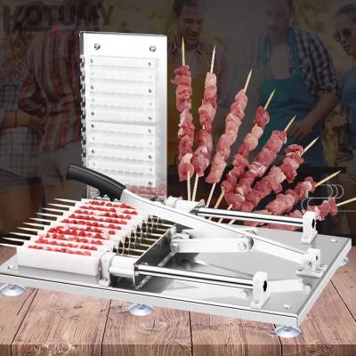 China Commercial Meat Skewering Machine Kebab Piercing Tool For Mutton And Beef Skewers For Household And Restaurants for sale