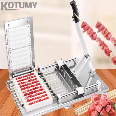 China New Commercial Meat Skewering Machine Kebab And Mutton Skewers Piercing Tool For Beef Skewers Barbecue High Quality Tools for sale