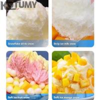 China Commercial Snowflake Ice Cream Machine Cold Drink Shop Shaving Ice And Mud Machine for sale