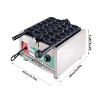 China Commercial 3000W Egg Waffle Maker Waffle Ball Iron Bite Machine For Muffins For Bakery Restaurants Canteens for sale