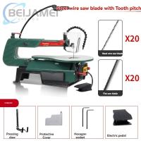 China Desktop Table Saw Scroll Saw Woodworking Dust-Free High-Power Motor Carving Machine for Metal and Wood Cutting for sale