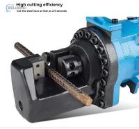 China Automatic Hydraulic Steel Bar Cutting Machine And Steel Rope Cutting Tool for sale