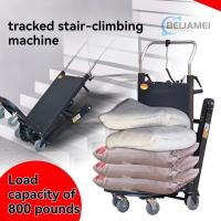 China Hot Selling Silent Electric Climbing Car, 400kg Cargo Handling Vehicle, Tracked Up And Down Stairs Folding Car for sale