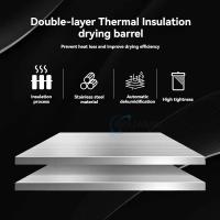 China 100kg-500kg 3-in-1 Dehumidifying Dryer Injection PET Auto Feeding Large Silent Plastic Dryer for sale