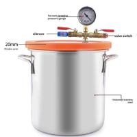 China New Stainless Steel Degassing Vacuum Chamber Capacity Vacuum Defoaming Equipment for sale