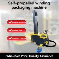 China Intelligent Self-propelled Film Wrapping Machine Pre-stretch 1:3 - 8h Continuous Work for sale