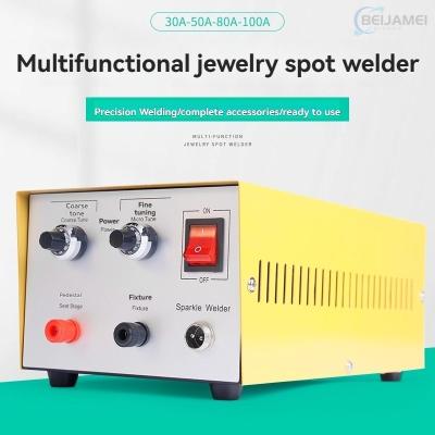 China Gold Silver Jewelry Ring Welding Machine Desktop Handheld Laser Spot Welder for sale