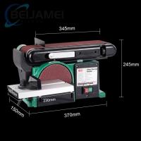 China Multifunctional Belt Sander Woodworking Household Desktop Electric Small Metal Grinder for sale