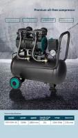 China Compressor Portable 50l 1500w 8 Bar Silent Oil-free Air Compressor for sale