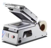China Meat Vegetable Fruit Sealing Packing for Market to Keep Food Fresh Plastic Food Box Tray Capping Machine for sale