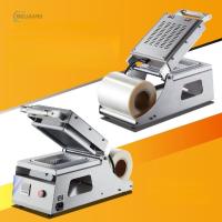 China Meat Vegetable Fruit Sealing Packing for Market to Keep Food Fresh Plastic Food Box Tray Capping Machine for sale