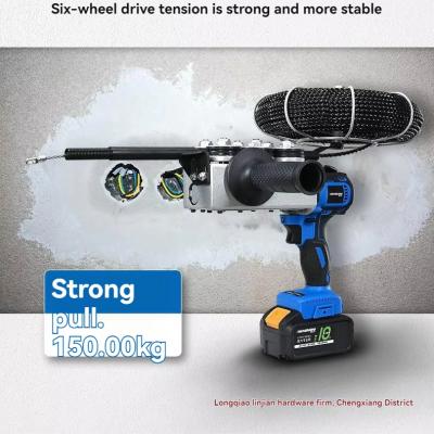 China Lithium Battery Brushless Charging Cable Threading, Electric Threading Device, Lead Wire Puller, Wire Drawing Machine for sale
