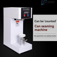 China 220V Soda Can Sealing Machine Stainless Steel Tin Can Sealing Machine For Beer Juice Cans for sale