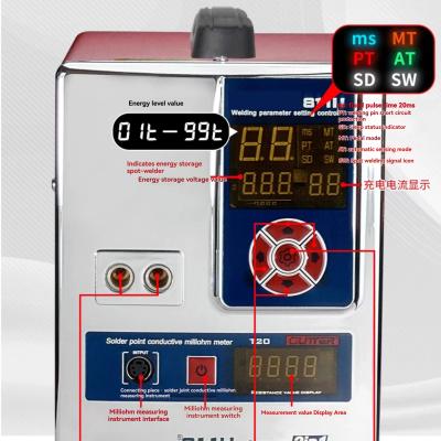 China 811H Spot Welder For LiFePO4 Power Cells - Aluminum To Cu/Ni Sheet Welding Equipment Ready To Ship for sale