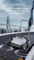 China S1 Industrial Hand-Pushed Sweeper Commercial For Factory Workshop Farm Warehouse Road Dust Cleaning for sale