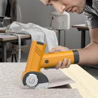 China Professional Electric Fabric Cutting Machine Cordless Cardboard Tailor Scissors With Battery Power Factory Outlet for sale