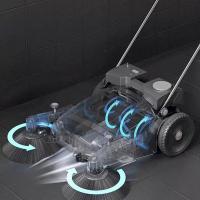 China Commercial S1 Hand-Pushed Sweeper Industrial Grade For Workshop Warehouse Farm Road Dust Cleaning for sale