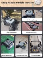 China Commercial S1 Hand-Pushed Sweeper Industrial Grade For Workshop Warehouse Farm Road Dust Cleaning for sale