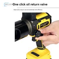 China Cable Terminal Block CM-300G Electric Crimping Tool, Battery Crimping Device, Hydraulic Crimping Tool, With 2 Batteries for sale
