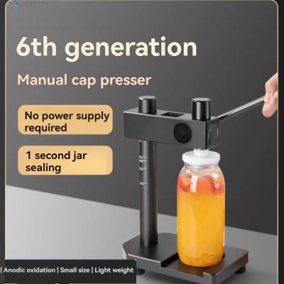 China Manual Disposable Can Sealer Commercial Milk Tea Capping Machine for sale
