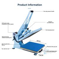 China Semi-auto Magnetic Heat Press Machine High Pressure Heat Transfer for sale