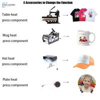 China Manual 30x38 Hot Stamping Machine, Small Plate Heat Transfer T-shirt Hot Stamping Machine for sale