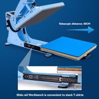 China Flatbed Heat Press Machine Garment Heat Transfer Printing Machine for sale