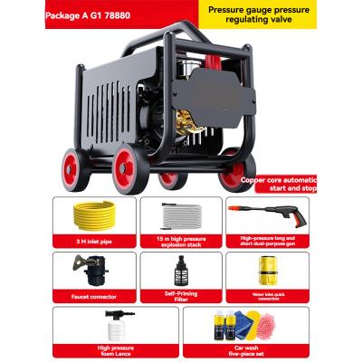 China High-Pressure Water Gun Cleaner 220V Portable High-Power Car Washing Tool for sale