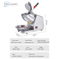 China Commercial Stainless Steel Shaved Ice With Double Blades For Snow Cone And Shaved Ice Manufacturing for sale