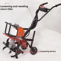 China Powerful 2 Stroke /4 Stroke Gasoline Tiller Hand Push Garden Cultivators/ Multifunctional Rotary Cultivators Tiller For Farm for sale