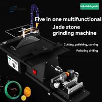 China 1850W Integrated Jewelry Polisher Gemstone Cutting Machine Small Table Grinder Jade Polishing Equipment for Bead Jade Processing for sale