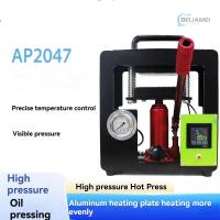 China Manual Hydraulic Oil Refiner 8 Ton High Pressure Lab Dual-Heated Heat Press Machine for sale