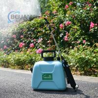 China Portable Handle Electric Sprayer on Shoulders 5L Agricultural Watering Kettle Irrigation Battery Garden Shoulder Sprayer for sale