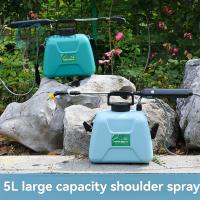 China Knapsack Manual Sprayer Shoulder Style Agricultural Electric Sprayer For Orchard And Garden Use for sale