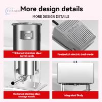 China Commercial stainless steel sausage filling and ham sausage electric enema machine for sale