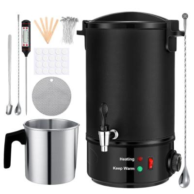 China Dontalen Desktop Candle Making Machine Wholesale Melting Tanks 8L Wax Melting Small Candle Machine Heater for sale