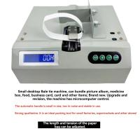 China Automatic Money Strapping Machine  Automatic Paper Tape Strapping Machine for sale