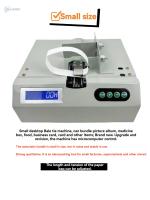 China Mini Paper Tape Binding Machine Full-auto Strapping Machine for sale