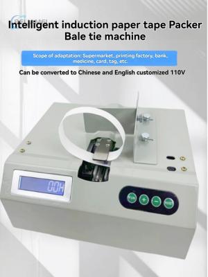 China Semi-auto Banding Machine Mini Binding Machine Automatic Paper Tape Strapping Machine Cross Binding Machine for sale
