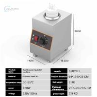 China Commercial Electric Stainless Steel Hot Sauce Bottle Warmer Rectangle Table Top Cheese Butter Oyster Chocolate Sauce Hotels for sale