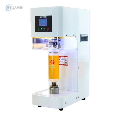 China Fully Semi Automatic Can Seaming Machine Pet Tuna Can Sealer Soda Pop Canning Machine Plastic Can Sealing Machine China Factory for sale
