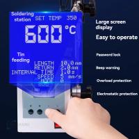 China Automatic Soldering Machine 250W 220V Motor Ceramic Heating Tin Multi-Plug Foot Pedal Constant Temperature for sale