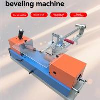 China High-Accuracy Double-Knife Electric Stainless Steel Beveling Machine PVC Mouth Artifacts Stair Motor Arc Grinding Pipe Cutting for sale