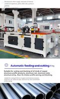 China Fully Automatic Aluminum Tube & Rod Cutting Machine PVC/Nylon Pipe Cutting Machine for sale